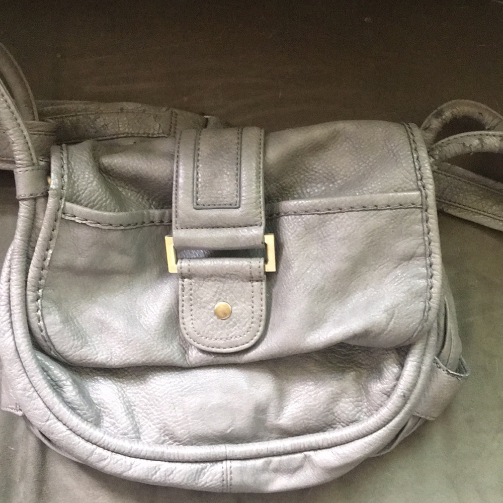 Anthropologie Colab Leather Bag - Gem